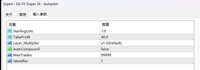 EA-FX Sniper 24 – Autopilot - 无广告 - 2023-10-30 | 非与或