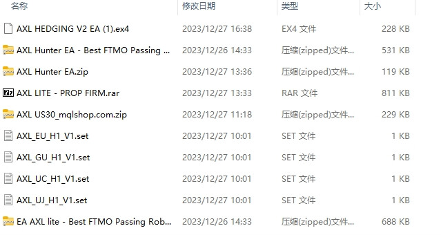 AXL - 无广告 - 2024-01-10 - +--AXL HEDGING V2 EA (1).ex4 +--AXL Hunter EA ...