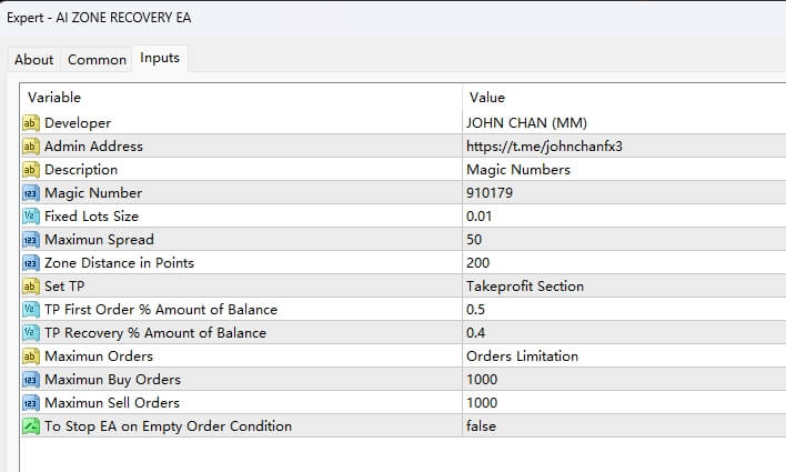 AI ZONE RECOVERY EA - 无广告 - 2024-09-12 - | 非与或
