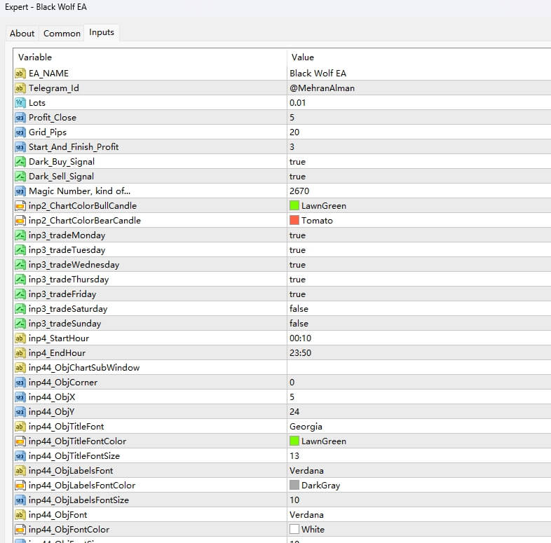 Black Wolf EA[XAUUSD][H1] - 无广告 - 2024-09-14 - Black Wolf EA 是一个为 ...